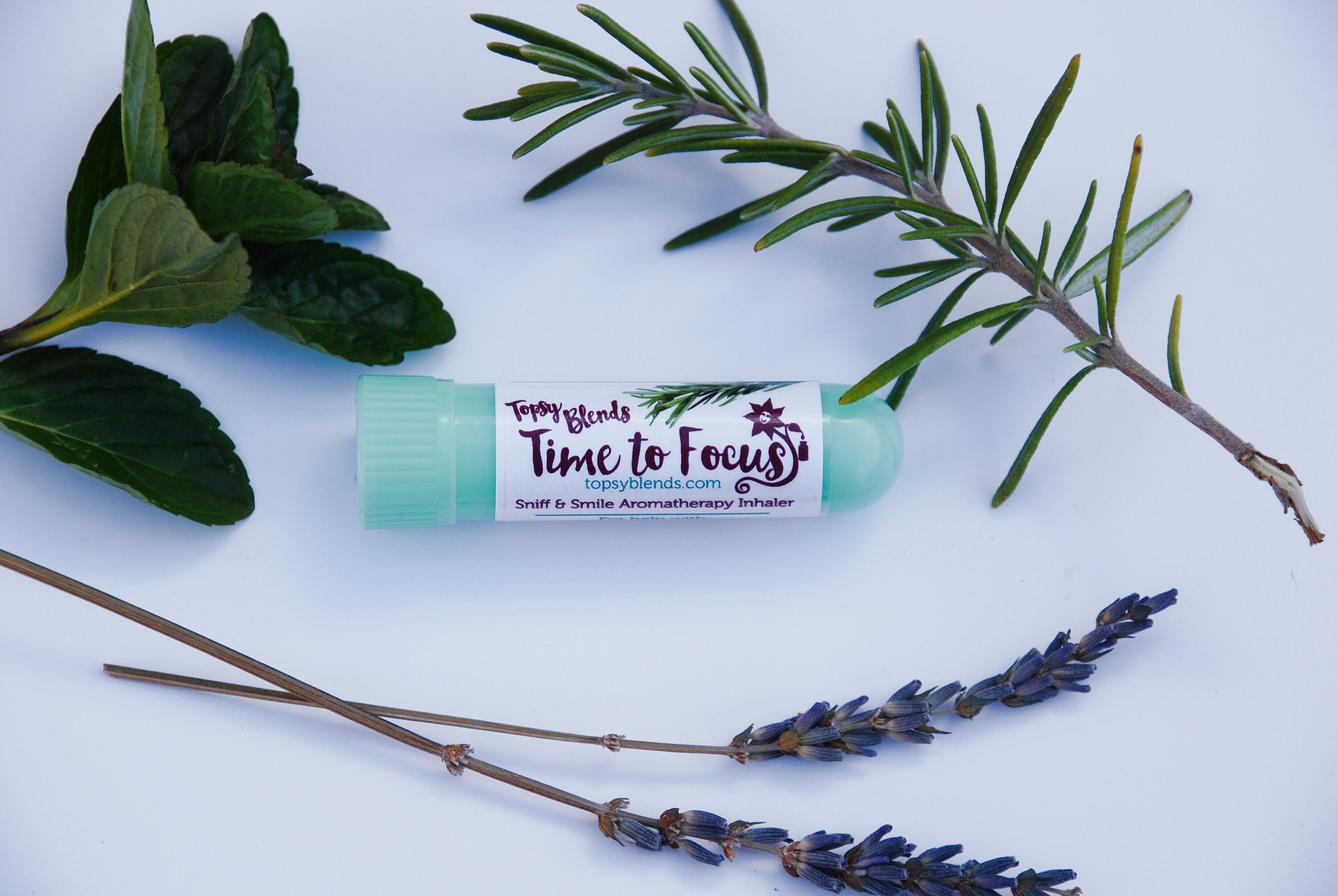 Focus Aromatherapy Inhaler • Essential Oil Inhaler for Concentration ...