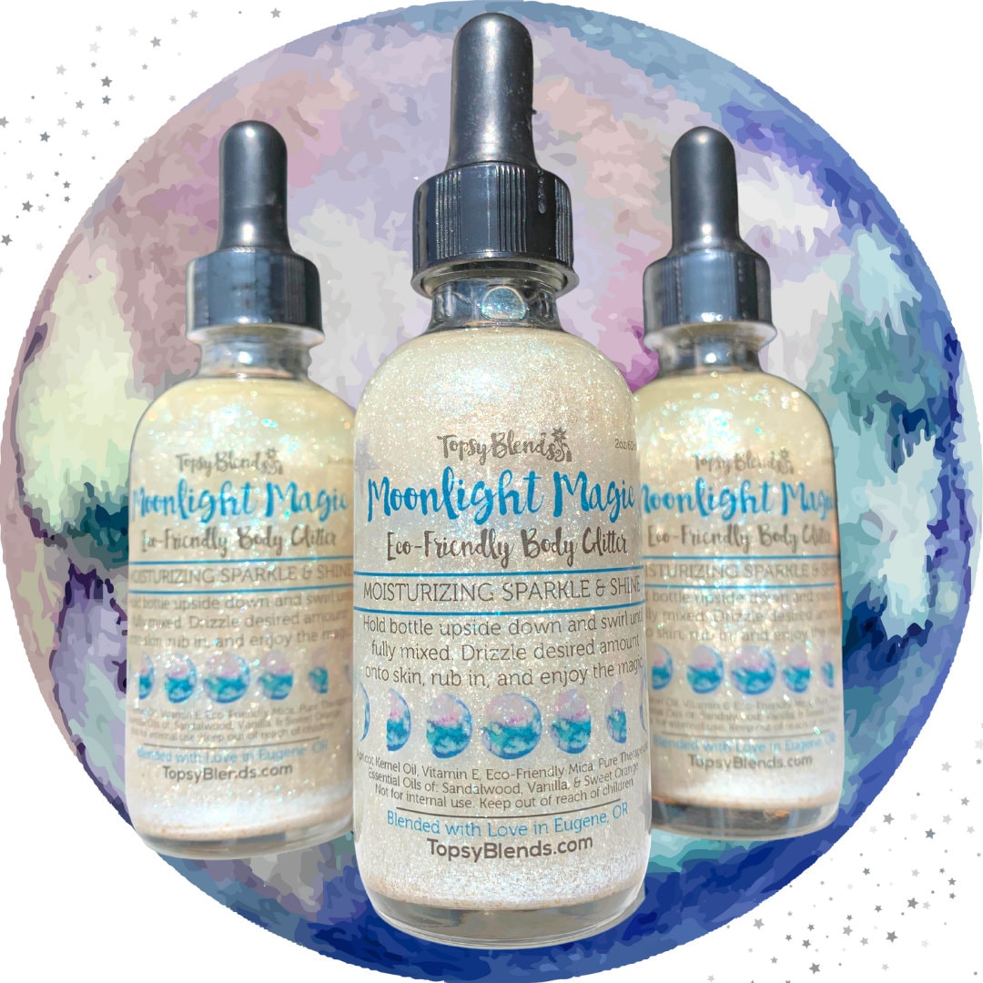 Ecofriendly Glitter Moonlight Magic Body Shimmer • Moisturizing ...