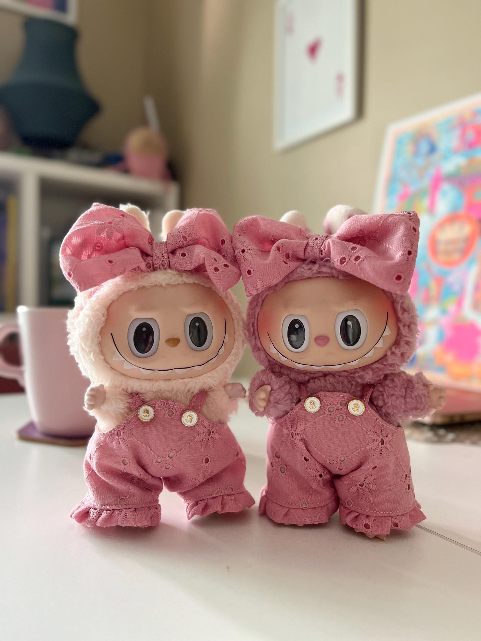 Handmade Labubu Outfit, Pink Jumpsuit, Labubu Outfit, Labubu Clothes ...