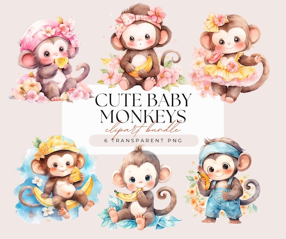 Girl Monkey Drawing For Kids