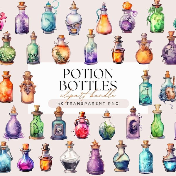 Potion Clipart - Etsy