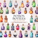 Spooky Potion Bottles - Watercolor Halloween Magic Witch Potions ...