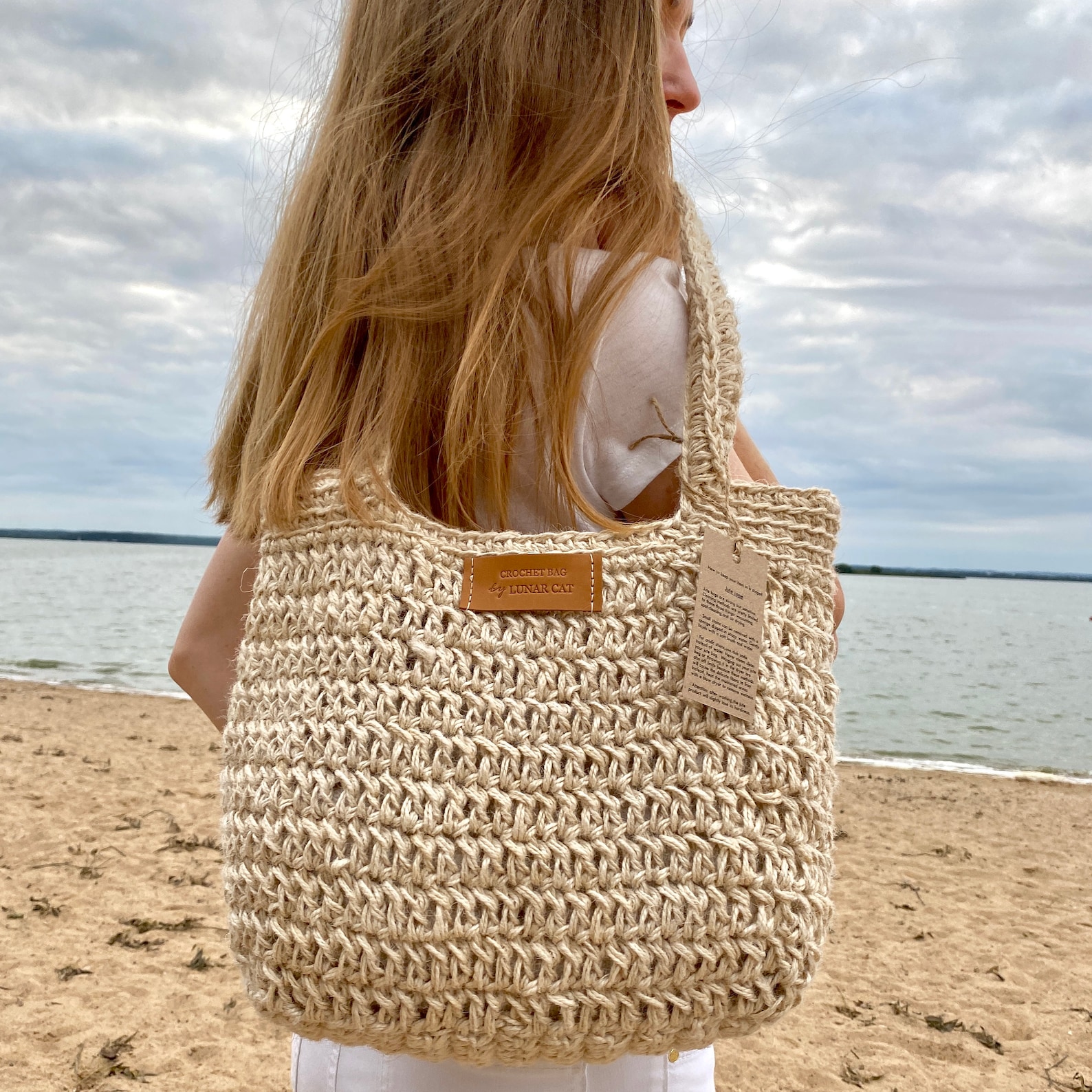 Crochet Jute Bag Pattern Crochet Granny Square Jute Bag - Etsy