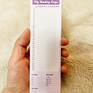 Reading Tracker Bookmark | Book Journal | Track Progress | Read Book ...