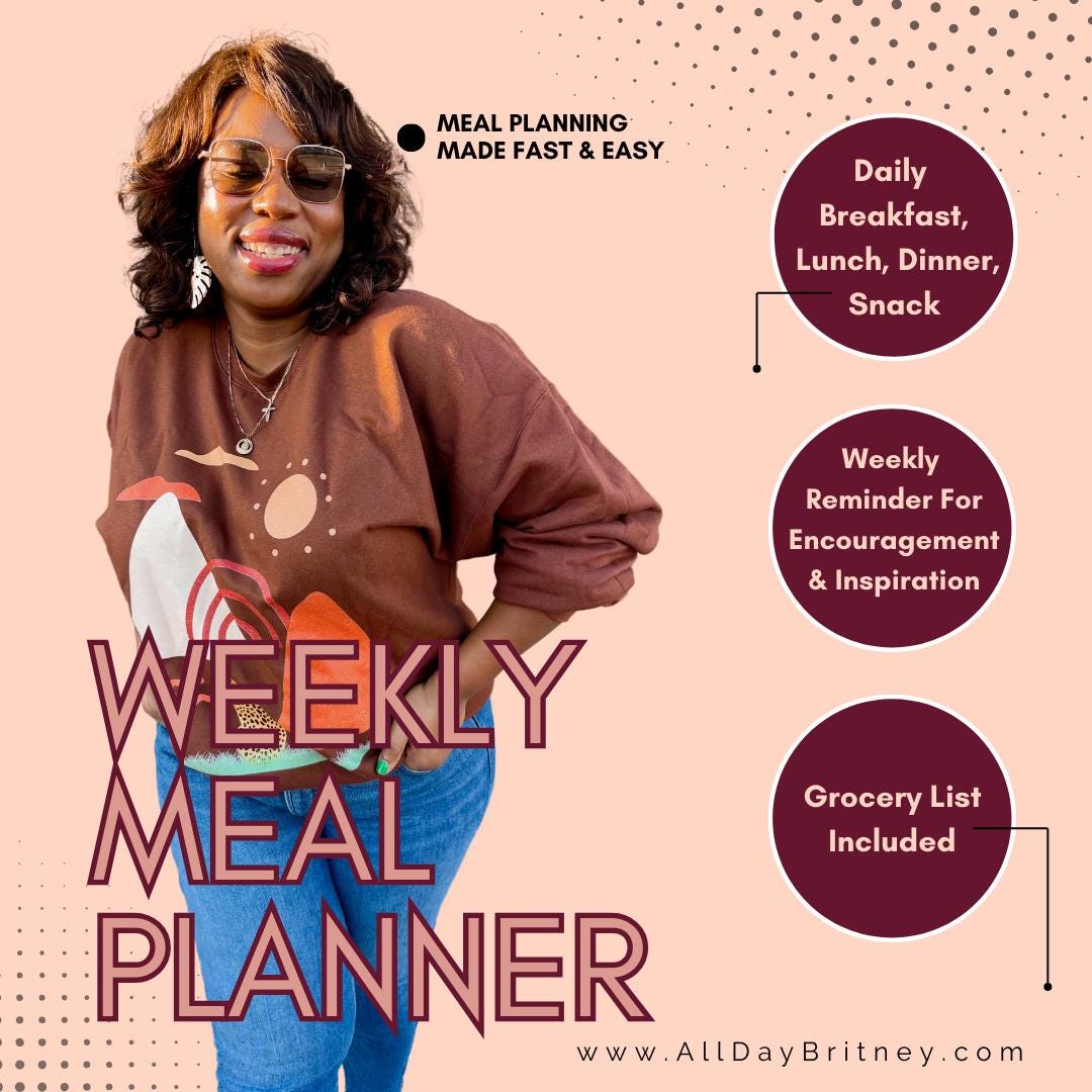 Weekly Meal Planner Printable Bundle Deal Etsy