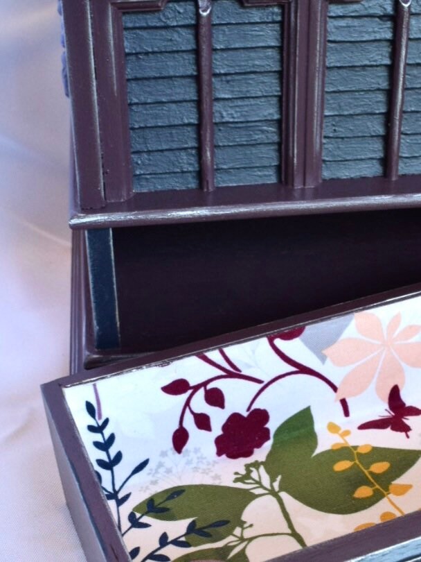 Purple Upcycled Music Box - Etsy