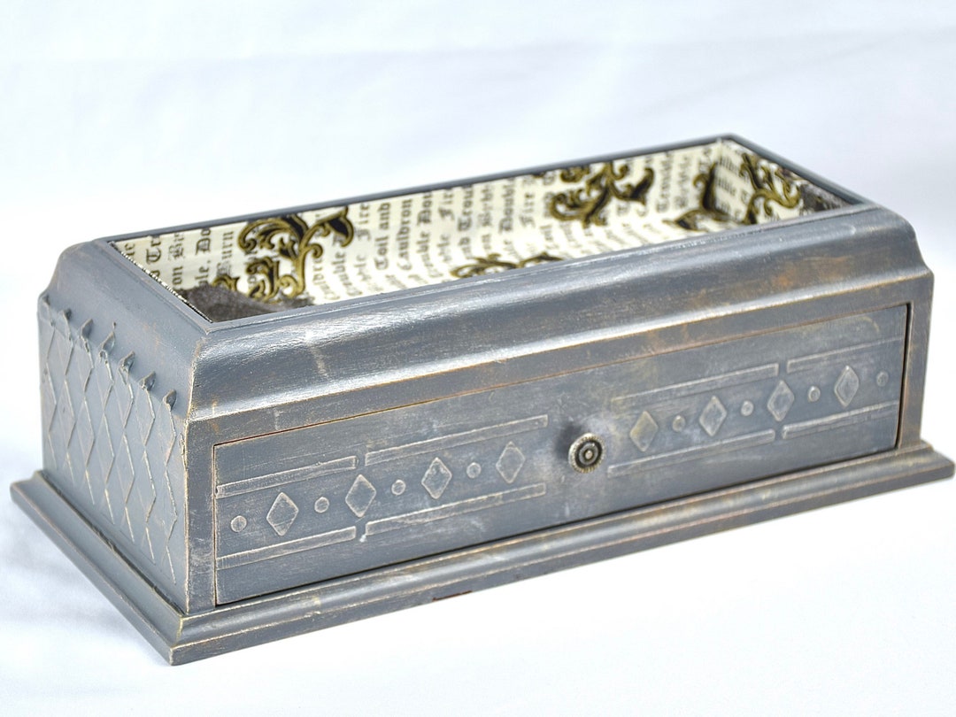 Heirloom Upcycled Storage Box, Jewelry Box - Etsy