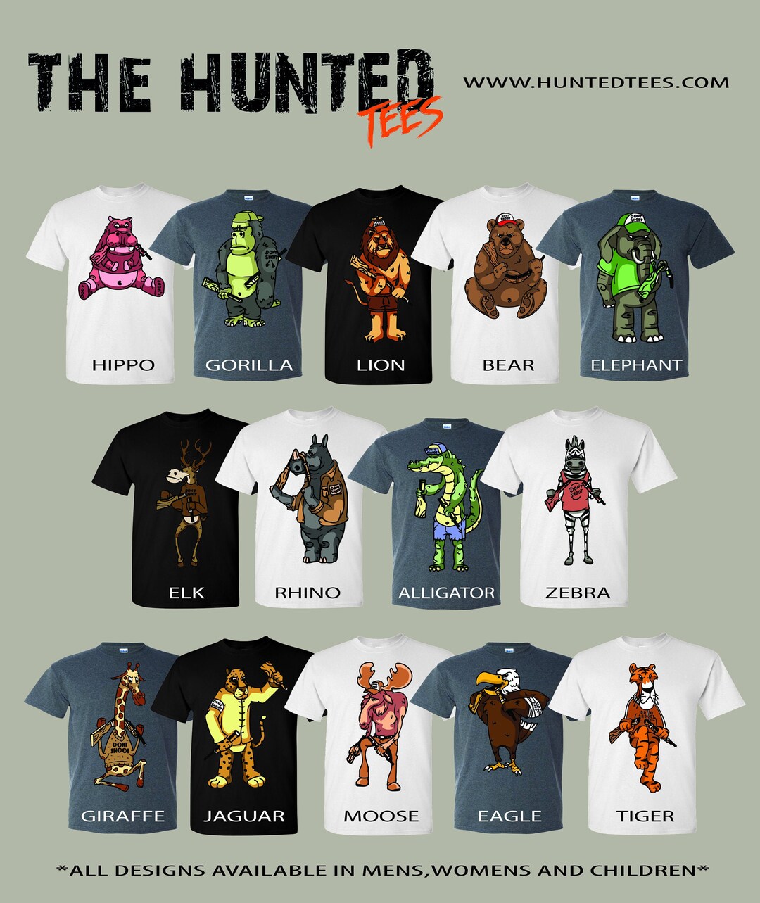 Animated Tee Collection - Etsy