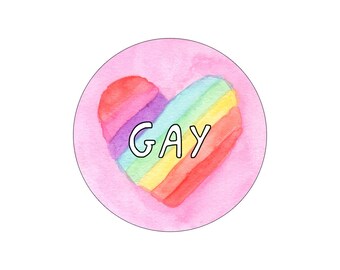 Gay Pride Sticker - Etsy Australia