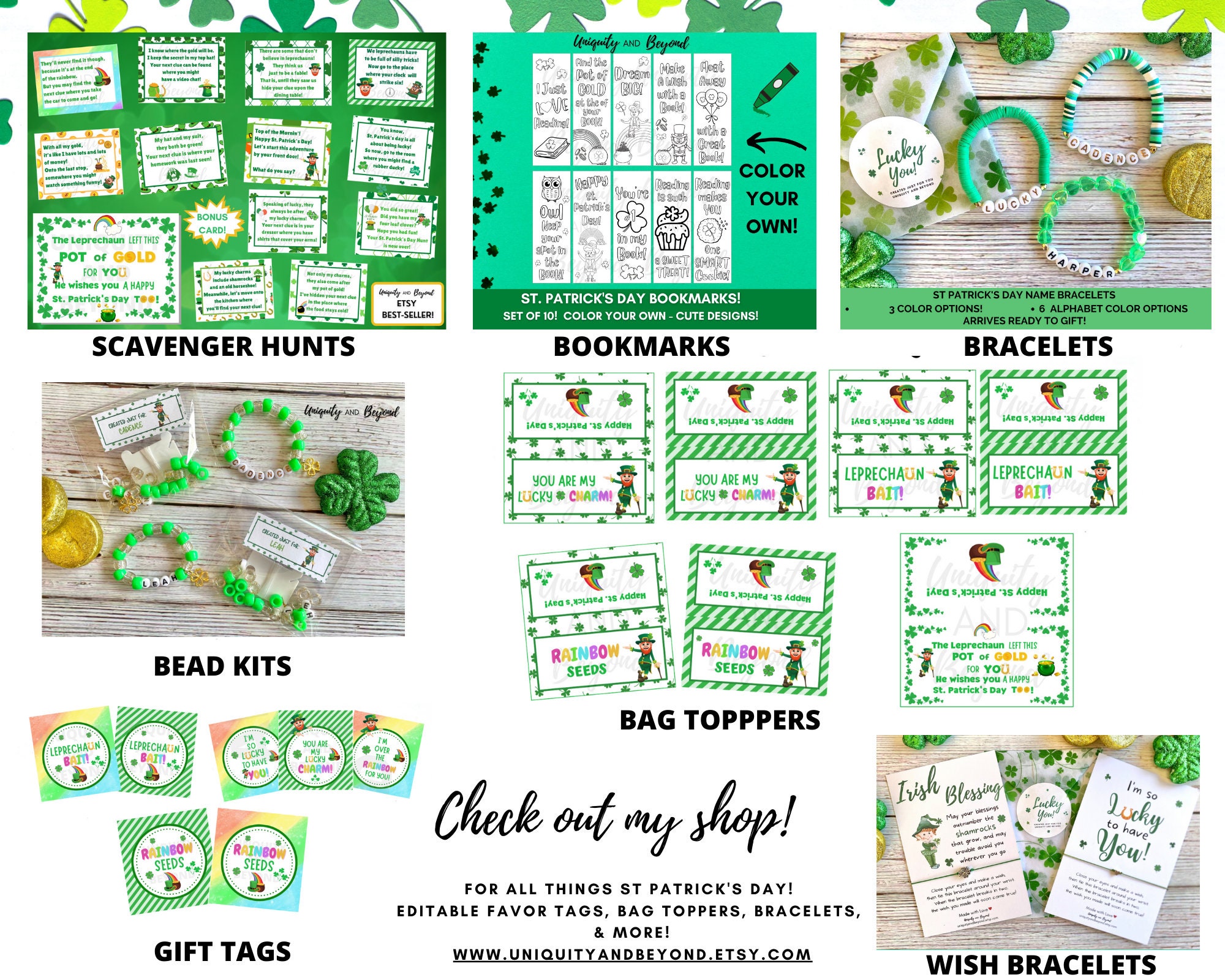 St Patrick's Day Scavenger Hunt St Patrick's Day | Etsy