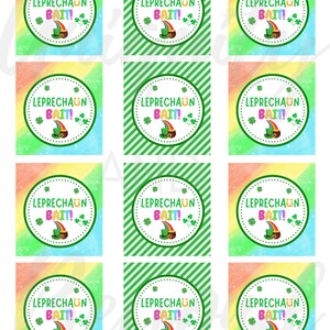Leprechaun Bait, St Patrick's Day Tags, St Patrick's Day Favor Tags ...