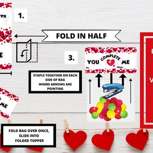 Printable Valentine's Day Treat Bag Topper, There's Gnome One Like You ...