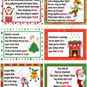Christmas Scavenger Hunt, Christmas Treasure Hunt, Christmas Songs ...