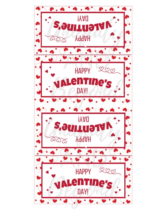 Printable Valentine Bag Toppers