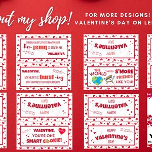 Printable Valentine's Day Treat Bag Topper, Valentine Bag Toppers ...