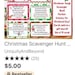 Christmas Scavenger Hunt, Christmas Treasure Hunt, Christmas Songs ...