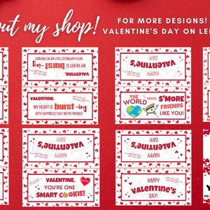 Printable Valentine's Day Treat Bag Topper, Valentine Bag Toppers ...