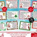 EDITABLE Christmas Scavenger Hunt Clues, Christmas Treasure Hunt ...