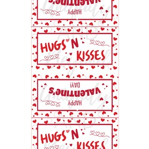 Printable Valentine's Day Treat Bag Topper, Valentine Bag Toppers ...