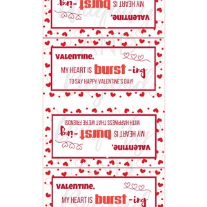 Printable Valentine's Day Treat Bag Topper, Valentine Bag Toppers ...