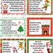 EDITABLE Christmas Scavenger Hunt Clues, Christmas Treasure Hunt ...