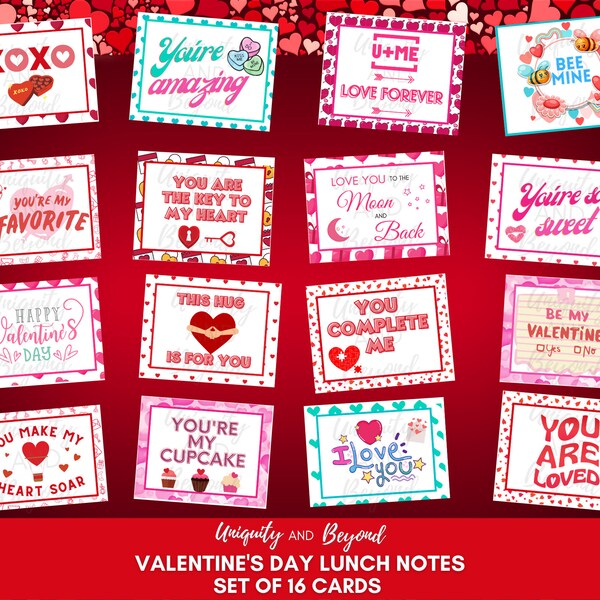Lunch Box Love Notes - Etsy