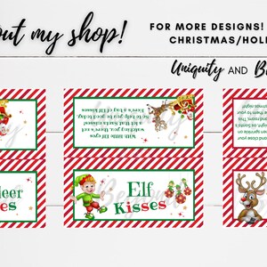 Printable Christmas Treat Bag Topper, Holiday Bag Toppers, Holiday ...