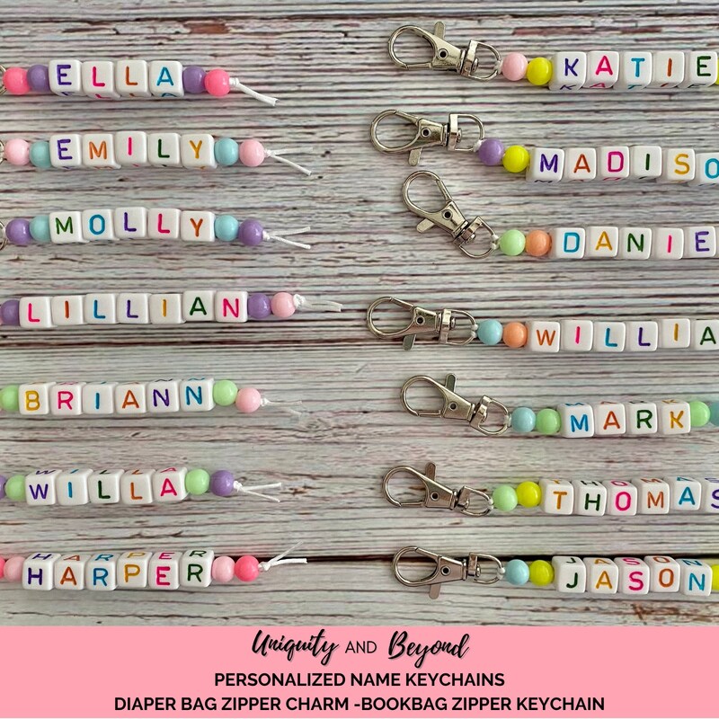 Name Keychain - Etsy
