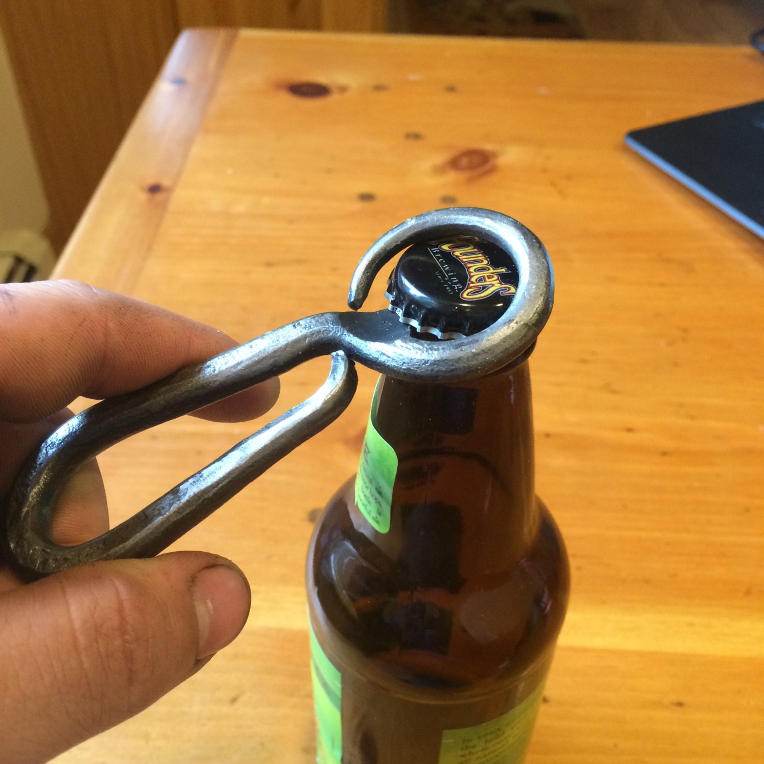 Hand Forged Bottle Opener - Etsy