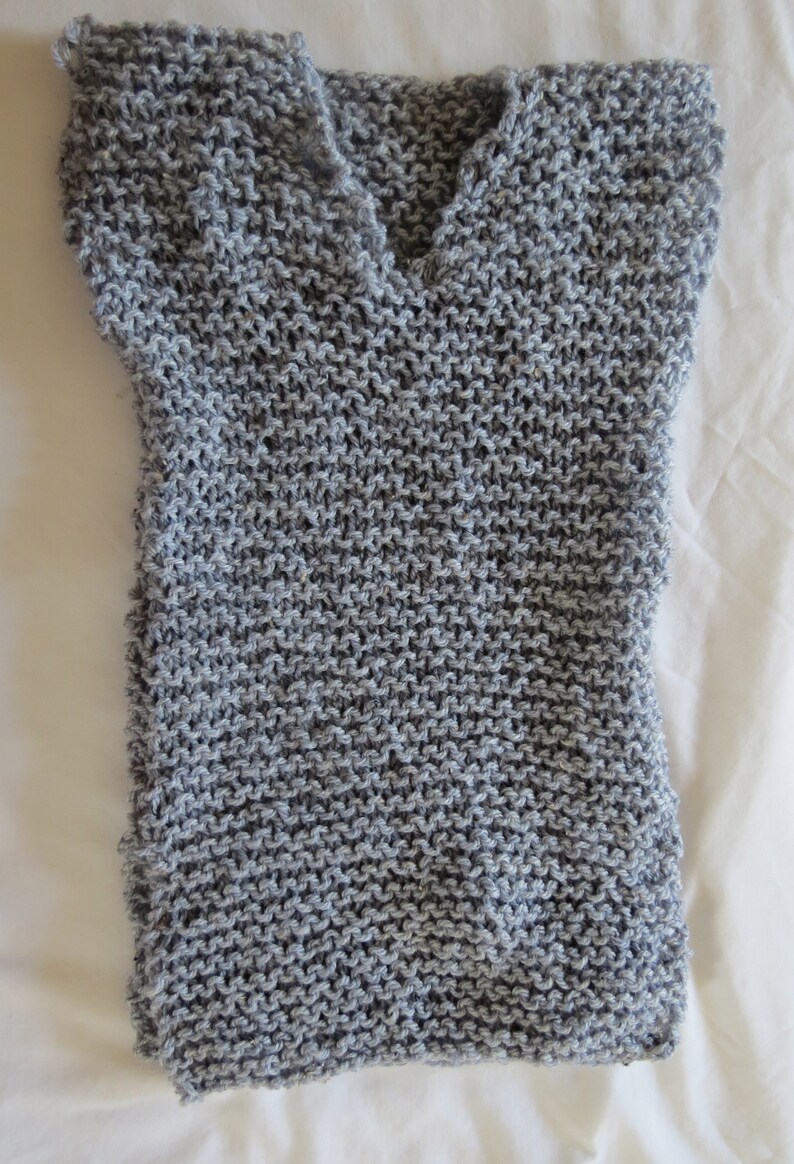 Chainmail Hand Knitted Children Chunky Yarn in Steel Grey LARP - Etsy