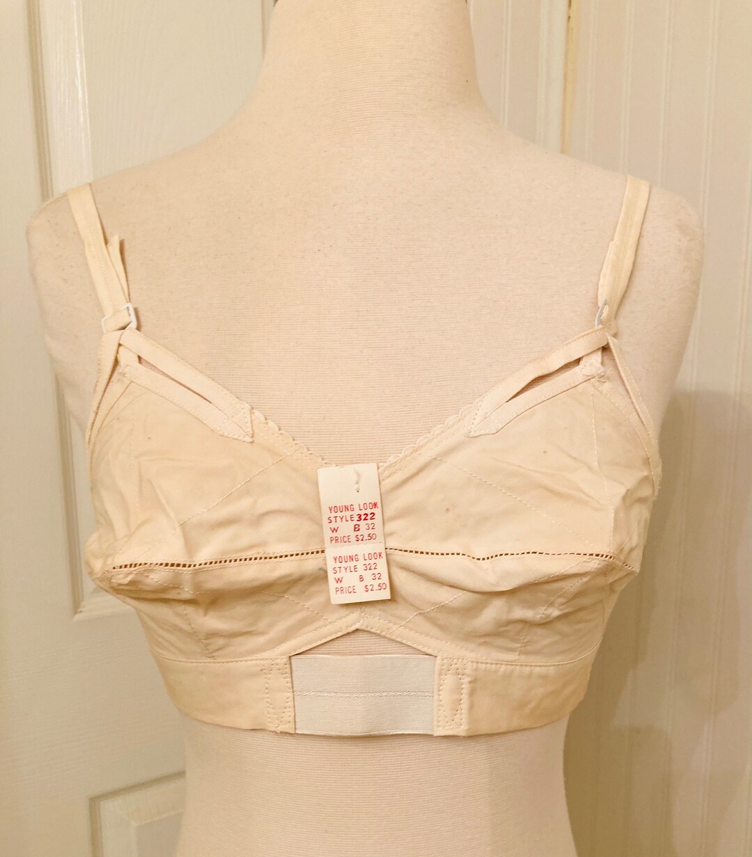 Vintage 1950s Bullet Bra Cage Bra Young Look Wonderbra 32b Nwt Etsy