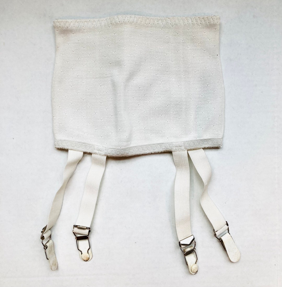 Vintage 1950s 60s XXS Open Bottom Girdle With Long Garters Camille, USA ...