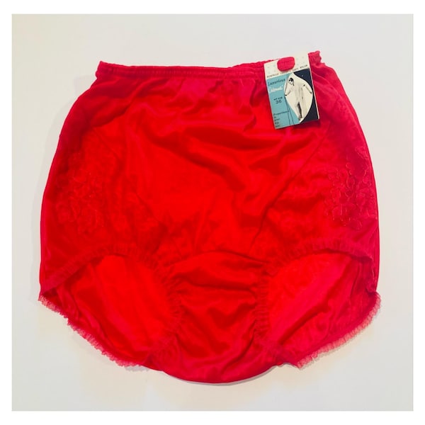 Red 1950s Panties Etsy