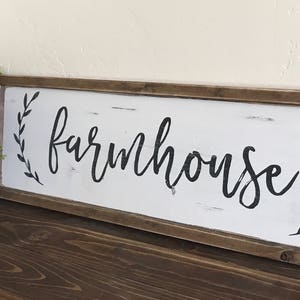 Farmhouse Sign | Fixer Upper Style | Farmhouse Decor | Shabby Chic - Etsy