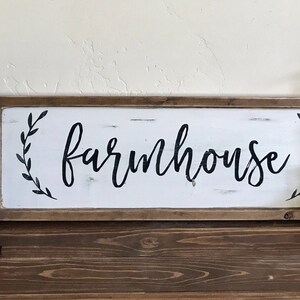 Farmhouse Sign | Fixer Upper Style | Farmhouse Decor | Shabby Chic - Etsy