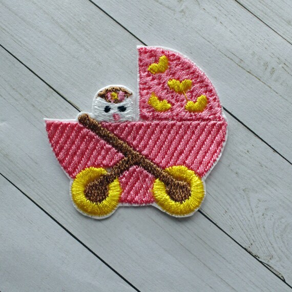 Baby Carriage Patch Baby Girl Patch Embroidered Patch Tiny - Etsy
