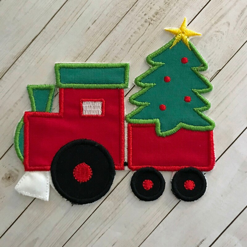 Train Applique - Etsy