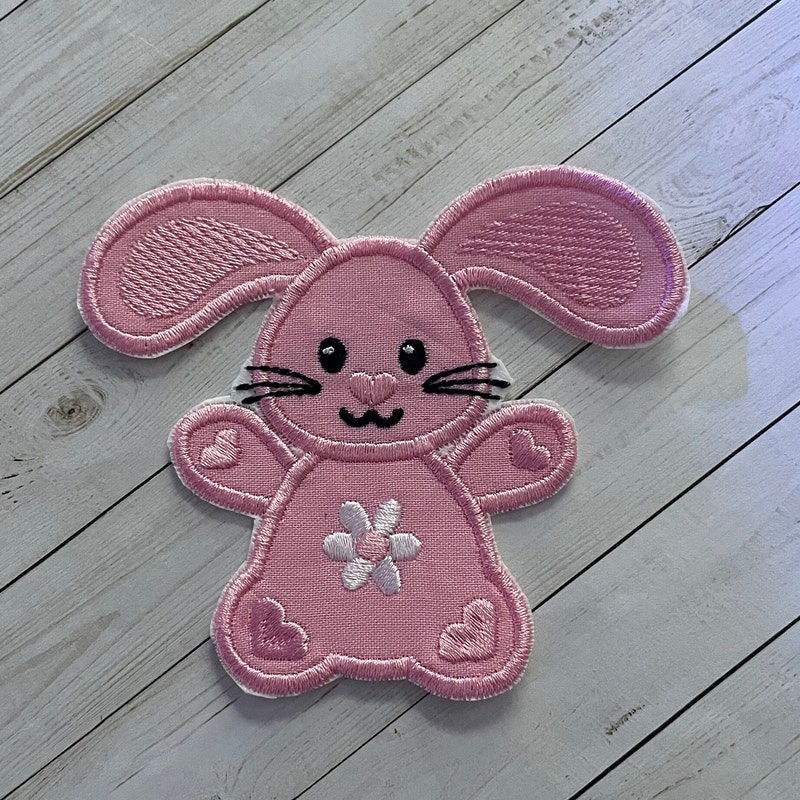 Bunny Applique - Etsy