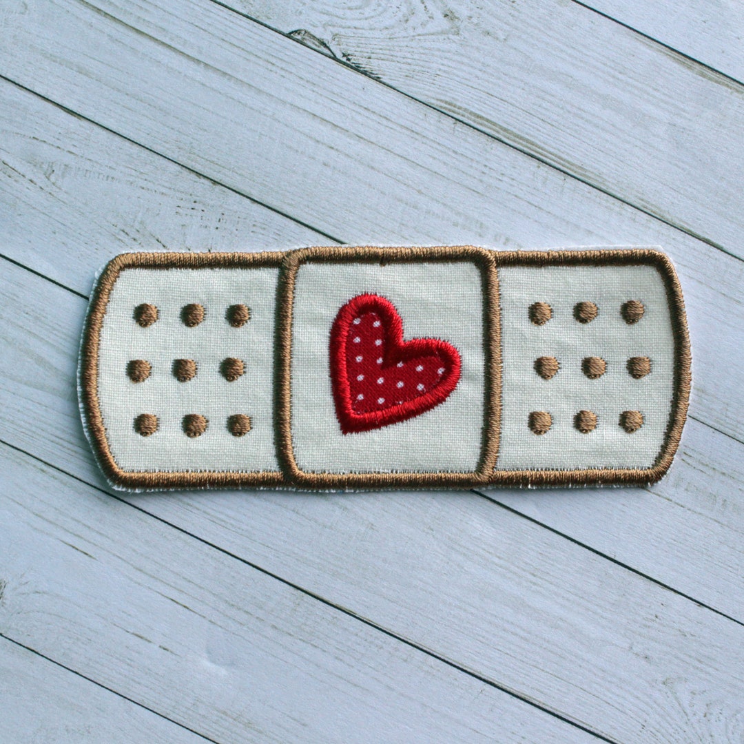 Bandage Embroidery Iron on Patch - Etsy