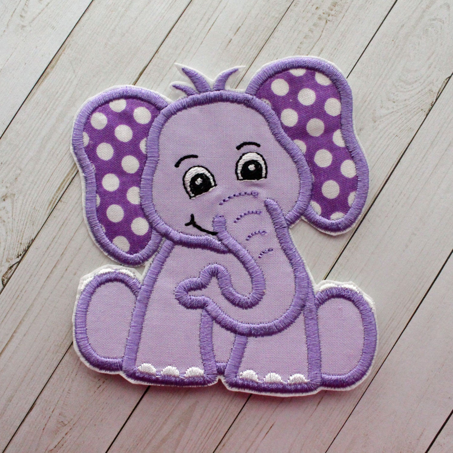 Baby Elephant Iron on Patch Pick A Color - Etsy