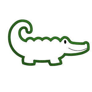 Alligator Patch, Alligator Applique, Embroidered Alligator, Iron on ...