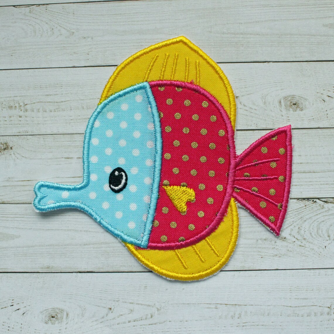 Colorful Fish Patch Embroidered Iron on Patch Applique Patch - Etsy