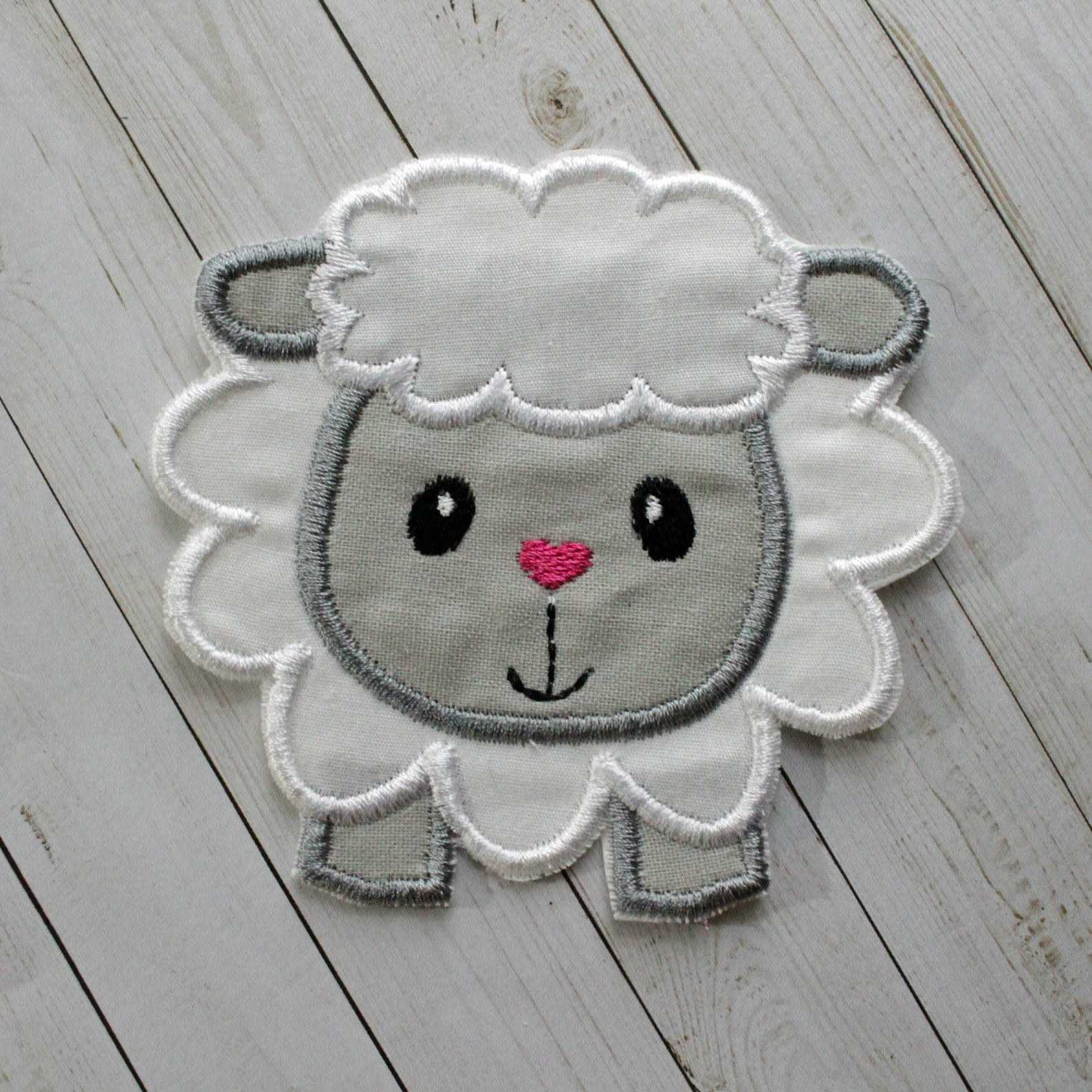 Lamb Iron on Patch Embroidered Fabric Patch Sheep Patch | Etsy