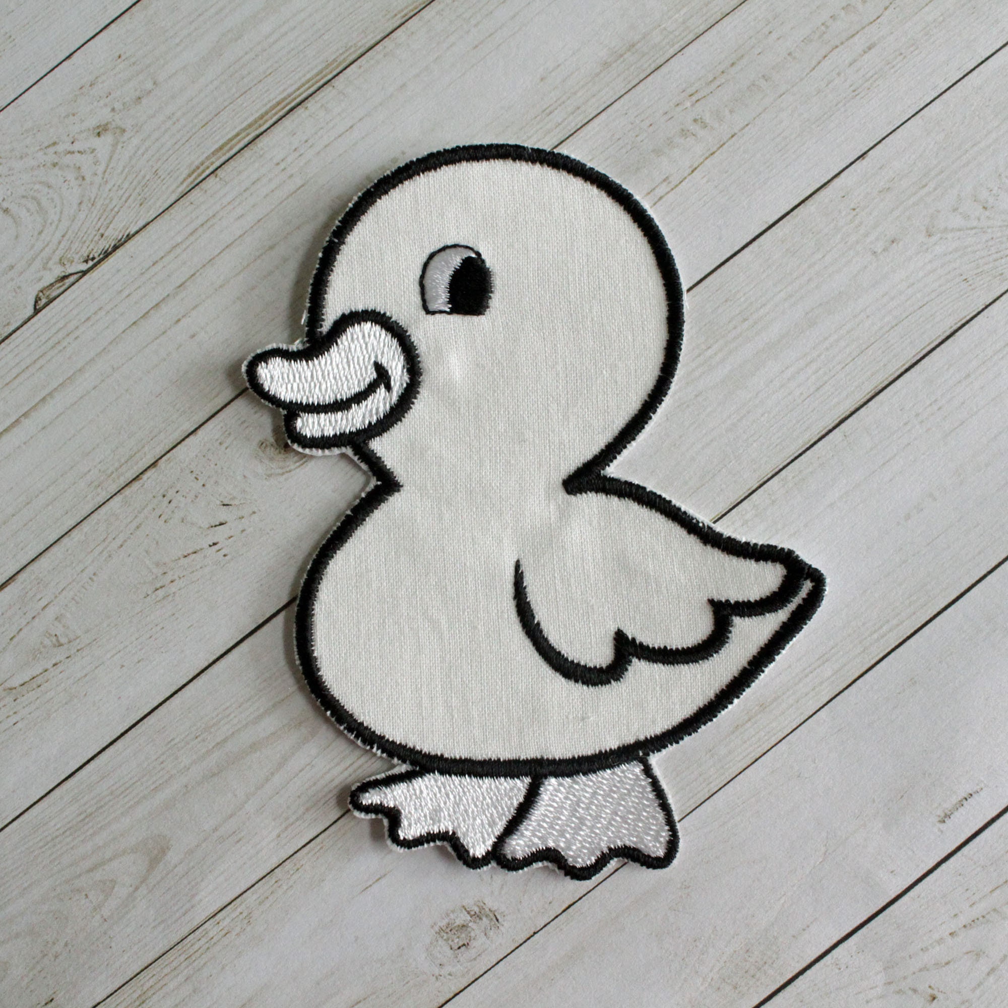 Duck Embroidered Iron on Patch Applique - Etsy