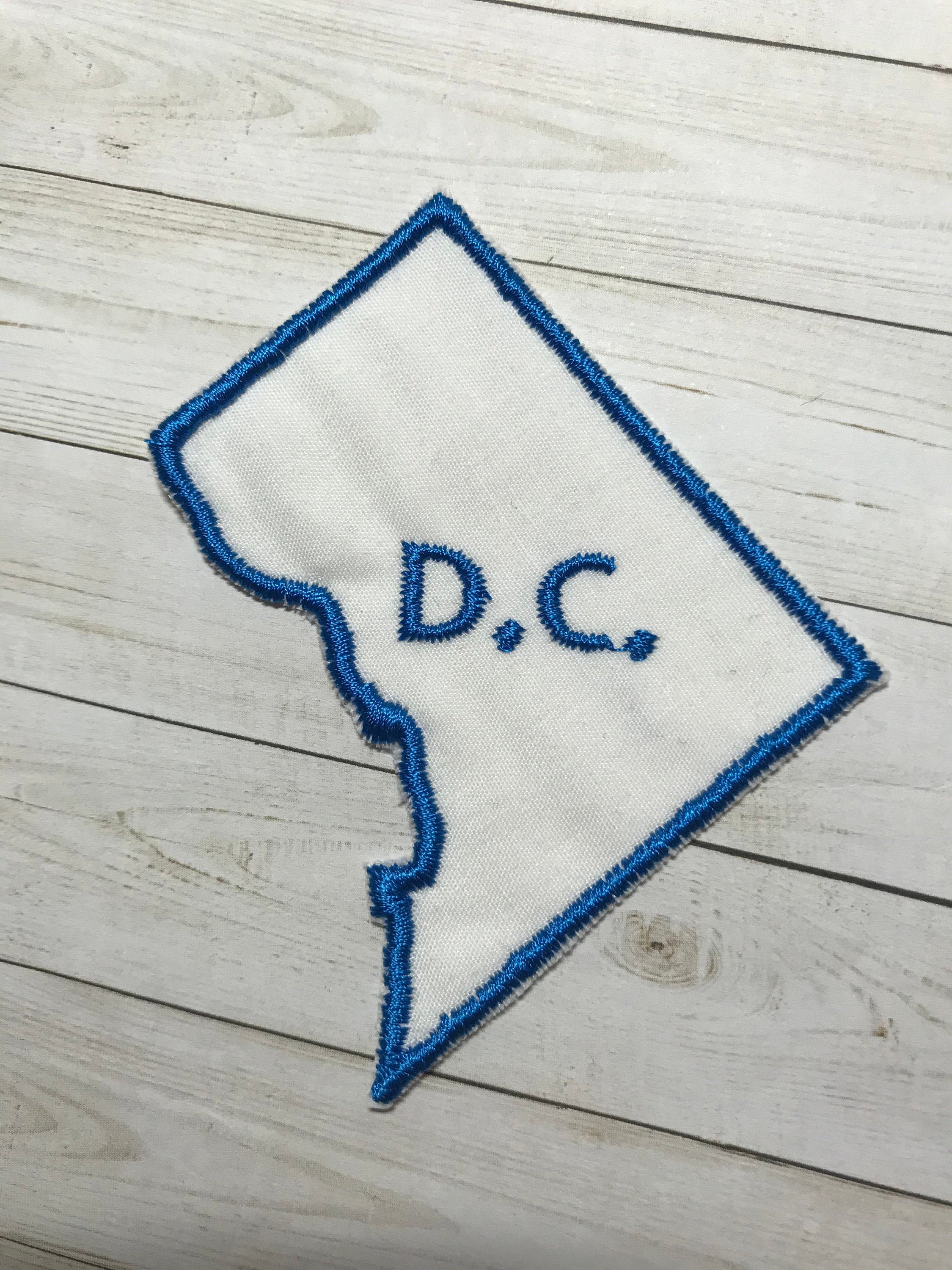Washington D.C. State Patch D.C. State Applique Embroidered - Etsy