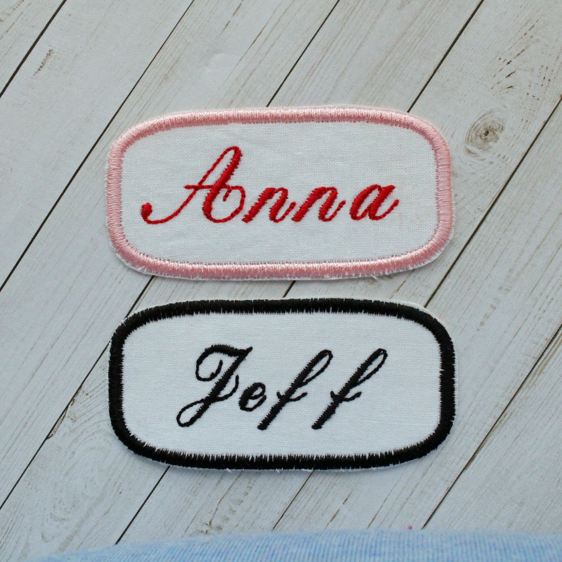 Rectangle Name Patch Name Applique Personalized Patch - Etsy