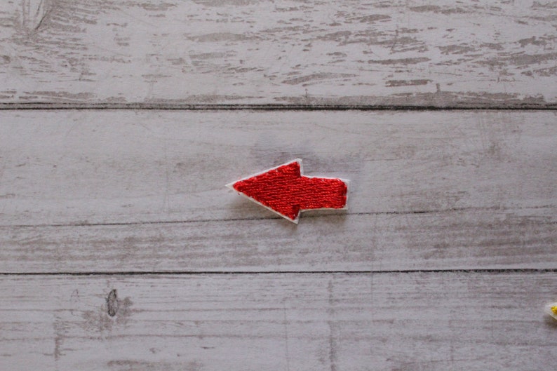 4 Mini Arrows Arrow Iron on Patches Embroidered Patches Set | Etsy