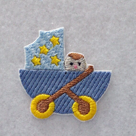 Baby Carriage Patch Baby Boy Patch Embroidered Patch Tiny - Etsy