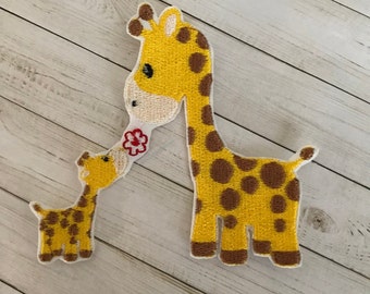Baby Giraffe Patch Giraffe Applique Embroidered Giraffe - Etsy