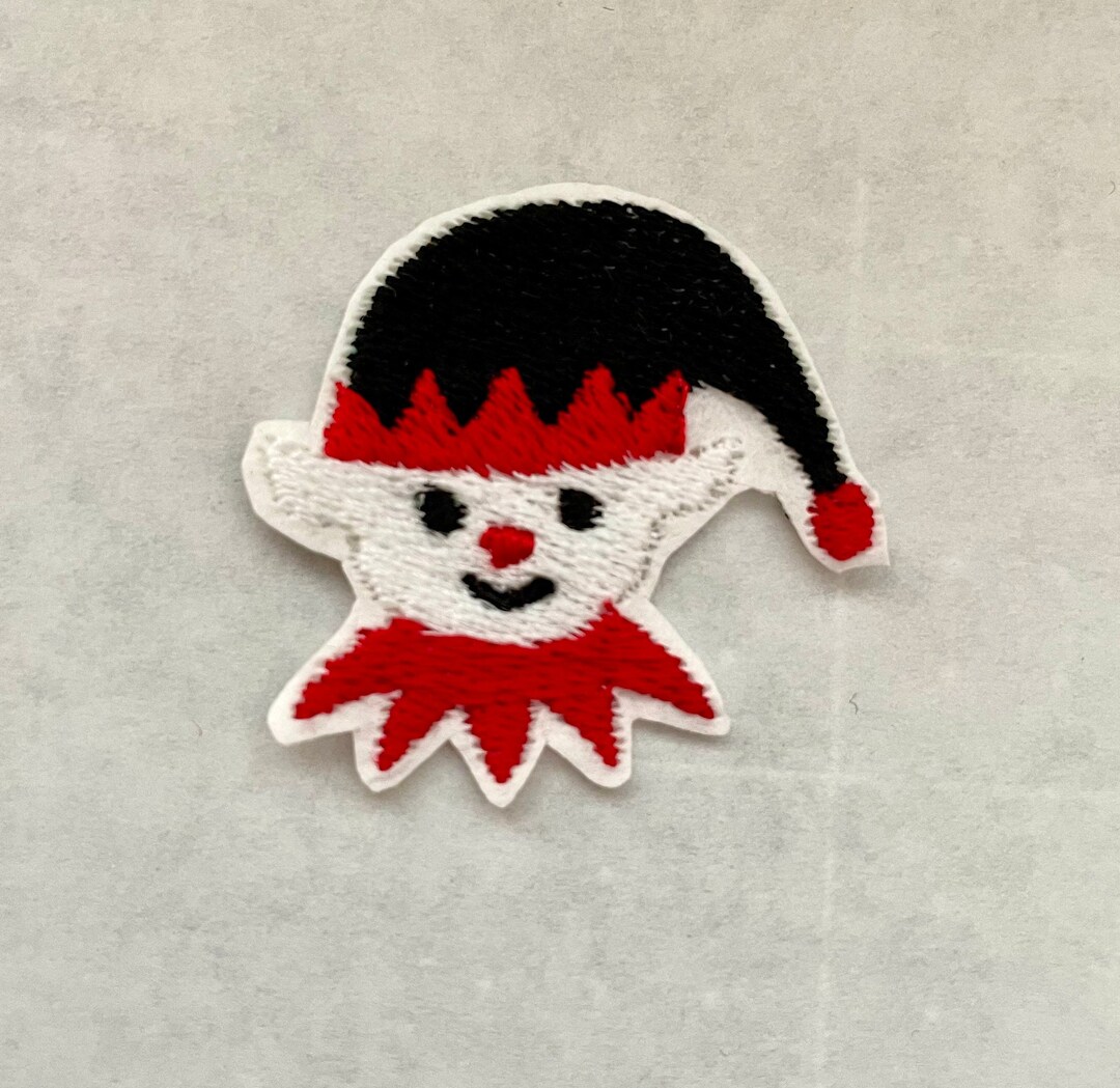 Christmas Elf Iron on Patch, Christmas Elf Applique Patch, Christmas ...